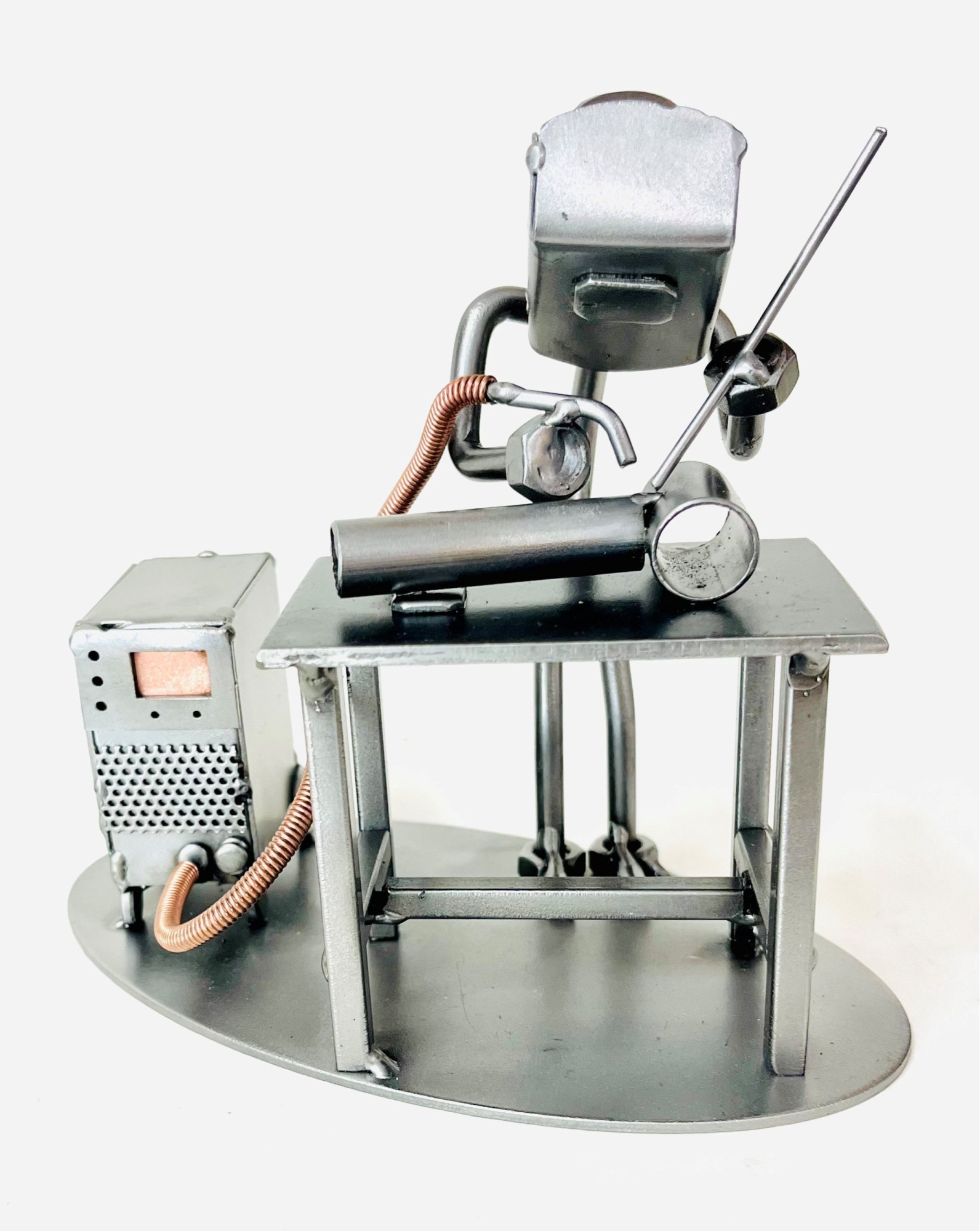 Tig lasser - beeldenvanmetaal.nl